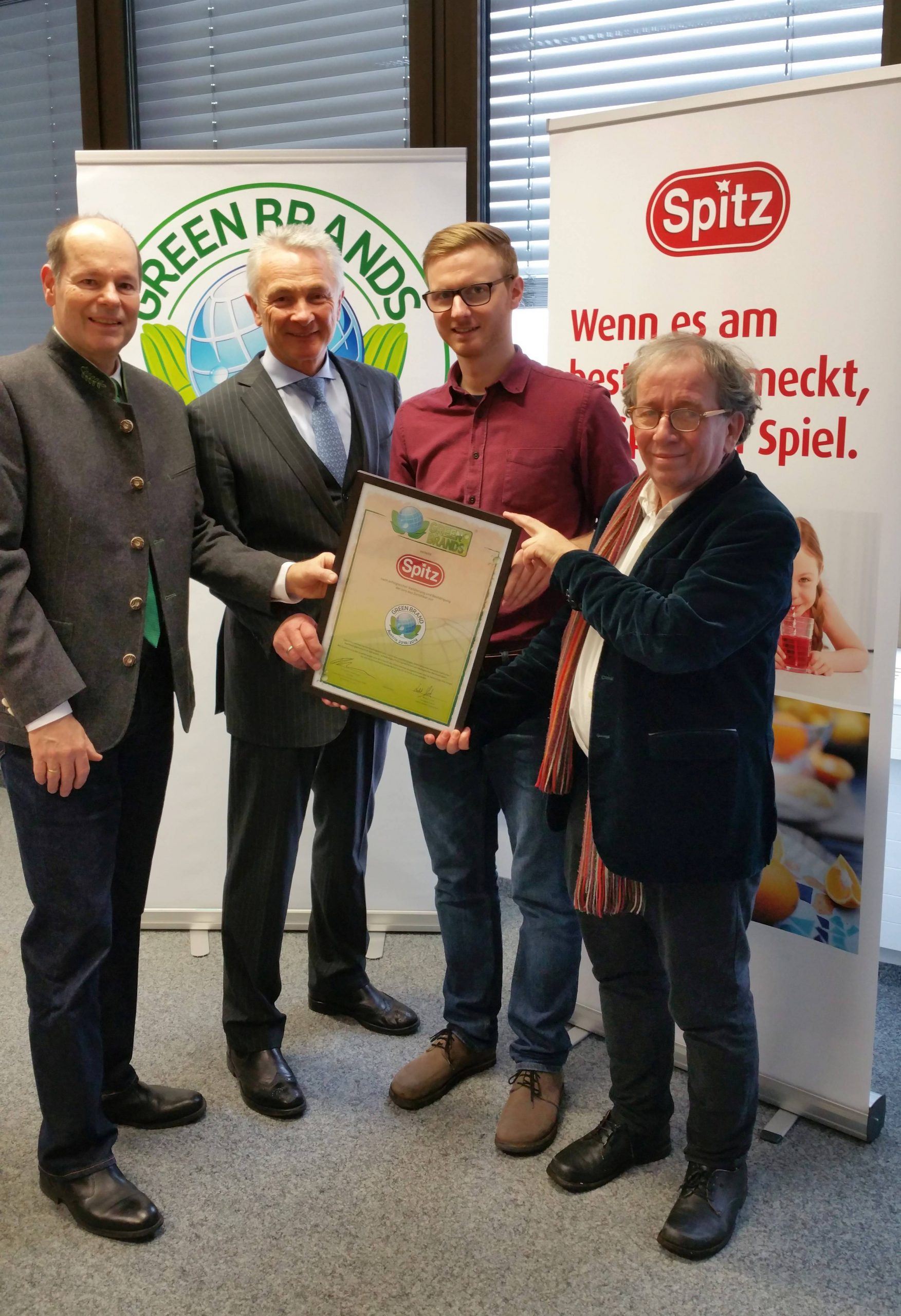Traditionsunternehmen Spitz mit GREEN BRANDS Austria-Gütesiegel ...